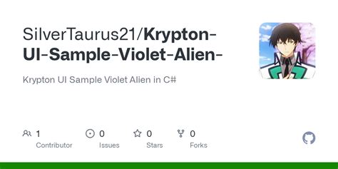 Github Silvertaurus21krypton Ui Sample Violet Alien Krypton Ui Sample Violet Alien In C