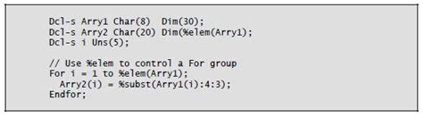 Data Manipulation Operations Using Free Format Part Two Mc Press Online