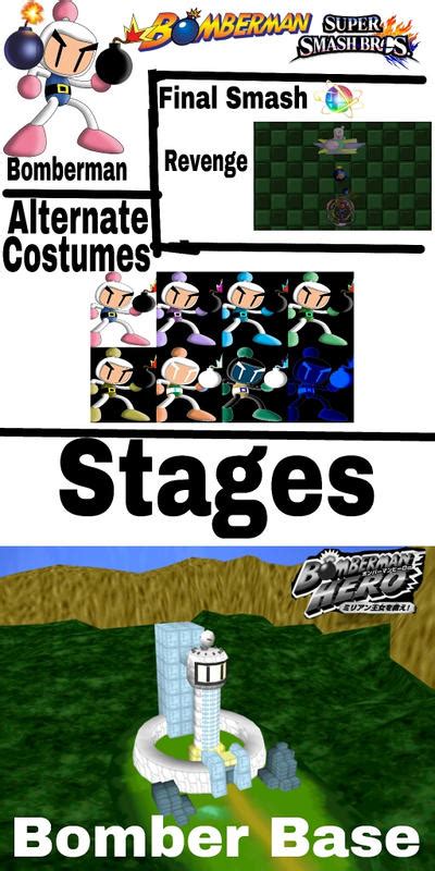Bomberman In Super Smash Bros By Nin Gamer On Deviantart