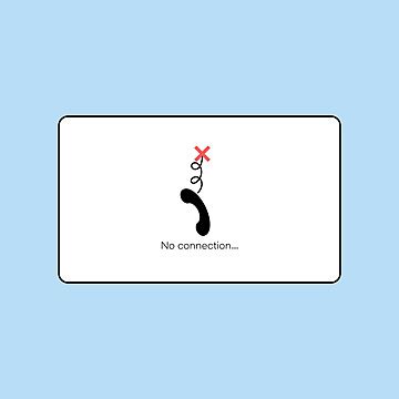 Error Occurred Video Call Program Window Displays No Signal Or Lost Connection Vector No