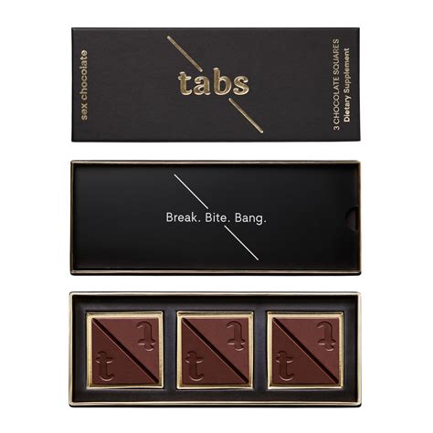 Tabs Chocolate Aphrodisiac Chocolate With Melting Protection