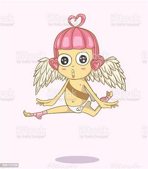 발렌타인 데이 벡터의 재미있는 작은 큐피드 일러스트레이션 0명에 대한 스톡 벡터 아트 및 기타 이미지 0명 2월 공휴일