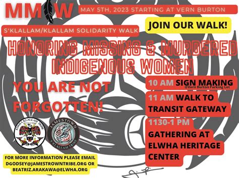 Solidarity Walk 05052023 Lower Elwha Klallam Tribe