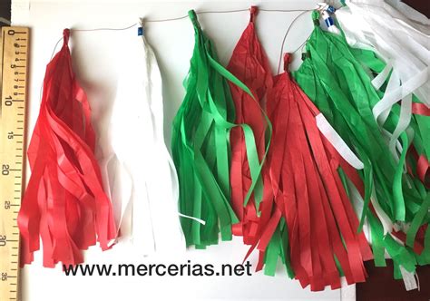 Ad Xv Sept Pompon Pap Tricol 1 5mt Merceria En Linea