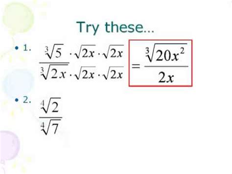 How To Simplify Radical Equations With Fractions Tessshebaylo