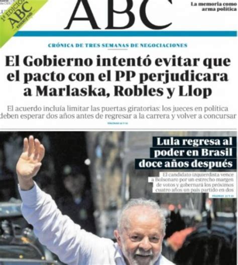 Así Reseñó La Prensa Internacional La Victoria Reñida De Lula En Las