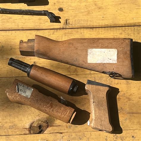 Hungarian Akm63f Parts Kit With Us Barrel Very Good Mokas Raifus
