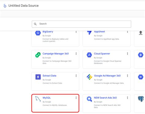 Connecting MySQL To Looker Studio