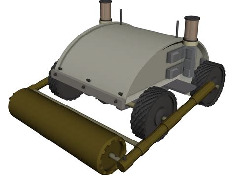 minesweeper robot 3d model 3dcadbrowser