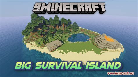 Big Survival Island Map 1minecraft