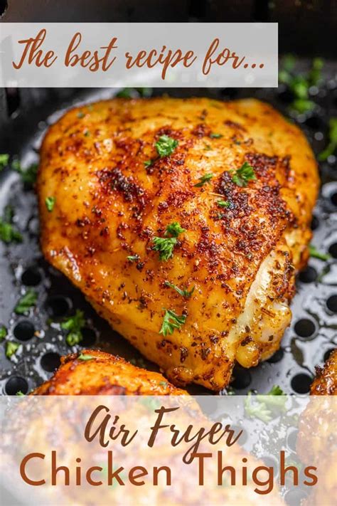 Crispy Air Fryer Chicken Thighs Cartizzle