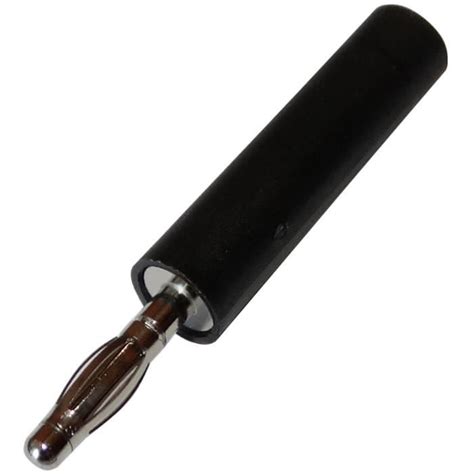 Aerzetix C13916 Fiche prise adaptateur banane noir mâle 2mm vers