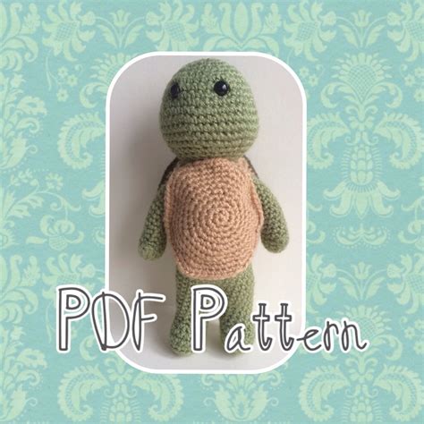 Timmy The Turtle Crochet Pattern Etsy Uk