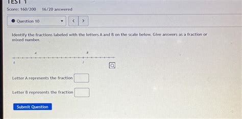 Solved Identify The Fractions Labeled With The Letters A And Chegg