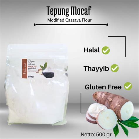 Jual Tepung Mocaf 500 Gr Gluten Free Tepung Singkong Modified