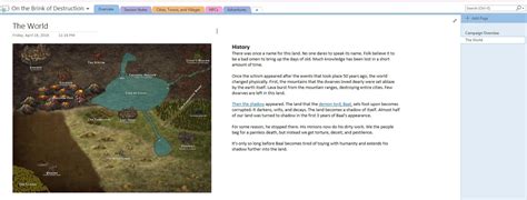 How To Use Microsoft Onenote For Campaign Planning Campaign Planning