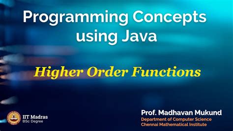Understanding Higher Order Functions In Java Galaxyai