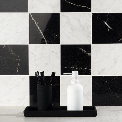 Bond Tile Marmo 6 X 6 Porcelain Marble Look Floor Wall Tile