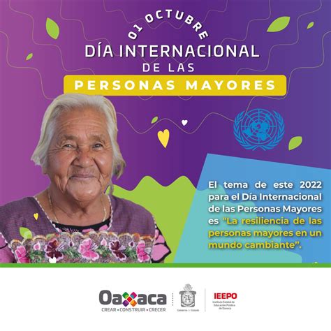 Ieepo On Twitter Hoy Conmemoramos El D A Internacional De Las Personas Mayores El Tema De