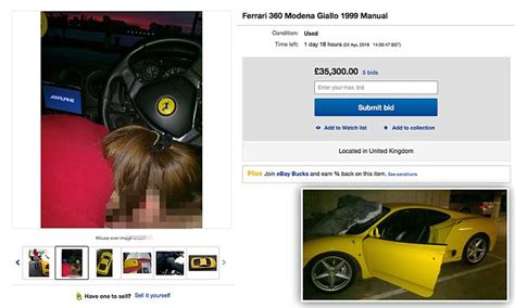 Ebay Users Shocked After Used Ferrari Advert Appears To Show Woman
