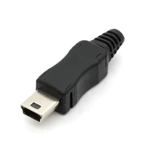 Usb Diy Connector Shell Mini Usb Type B Male Makers Electronics