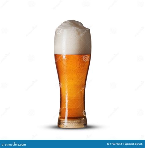 Full Beer Mug Stock Photo Image Of Isolated Beer Glass 176372054