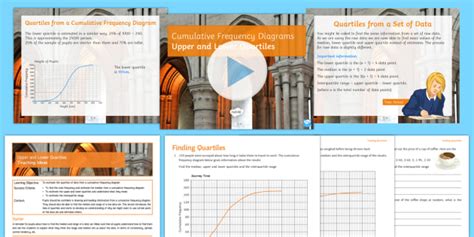 Higher Maths Frequency Diagrams Lesson 4 Finding Quartiles