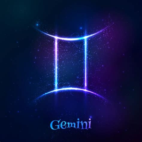 Shining Blue Neon Astrological Venus Symbol Vector Image