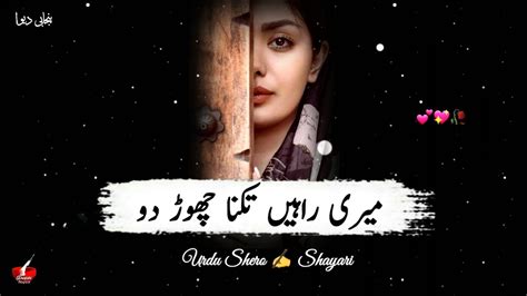 Heart Touching Poetry Sad Urdu Poetry Status Heart Touching Ghazal