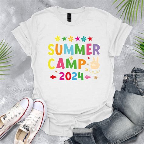 Summer Camp 2024 T Shirt Summer Camp Shirt Camping Crew Sweatshirt