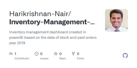 GitHub Harikrishnan Nair Inventory Management Dashboard In PowerBI Inventory Management
