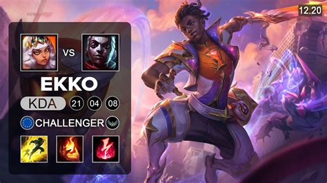 Ekko Vs Qiyana Mid EUW Challenger Patch 12 20 Season 12 YouTube