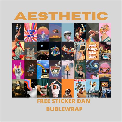 Jual Poster Dinding Aesthetic Isi 48 Lembar Poster Aesthetic Poster