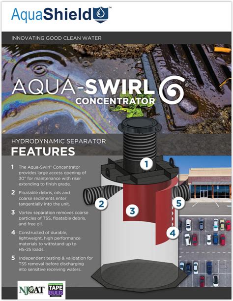 Operation Aqua Swirl Hydrodynamic Separator Aquashield Inc