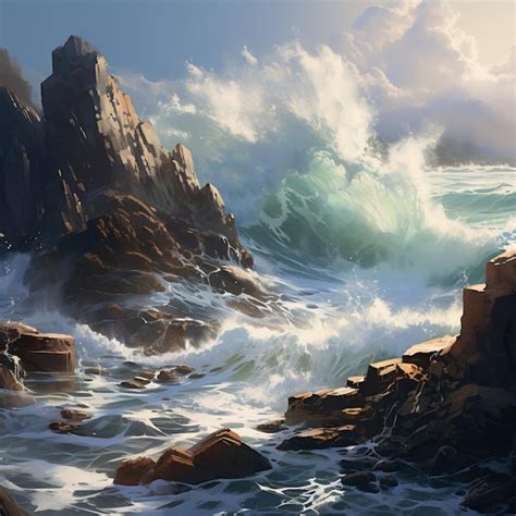 Premium Ai Image Seascapes