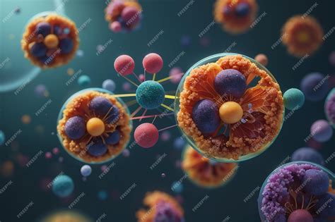 Tipos De División Celular Foto Premium