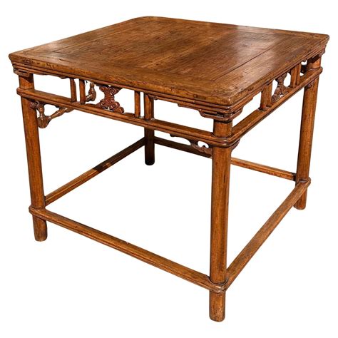 18th C Style Ming Chinese Bamboo Coffee Table By Burton Ching For Sale