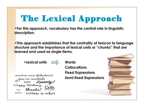 The Lexical Approach Ppt