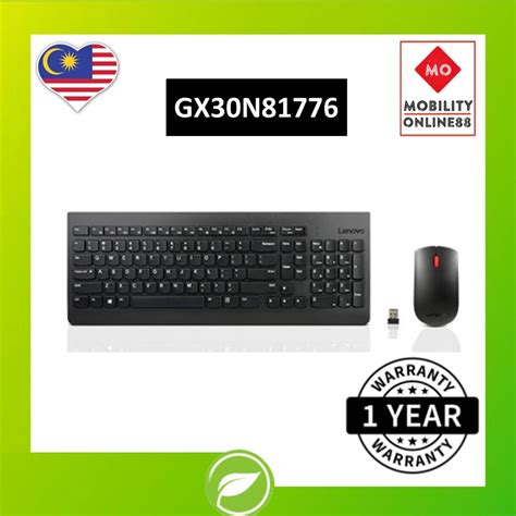 Lenovo 510 Wireless Combo Keyboard And Mouse Gx30n81776 Shopee Malaysia