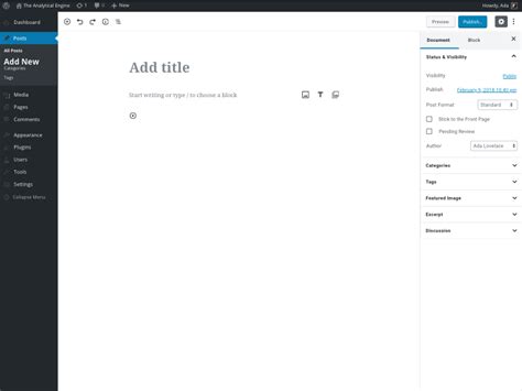 wordpress 5 0 gutenberg admin interface symbol library sketch freebie