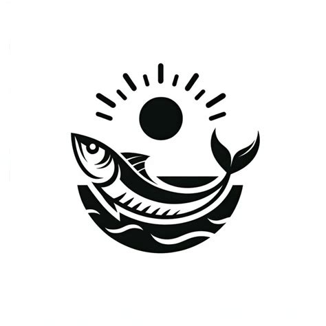 Sardine Silhouette Vector Illustration Premium Ai Generated Image