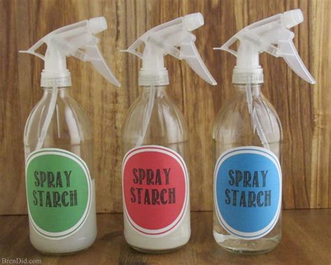 How To Make Liquid Spray Starch 3 Non Toxic Recipes Bren Did