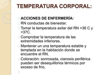 Manejo del recién nacido sano cuidados de enfermería PPT