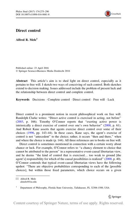 Direct Control Request Pdf