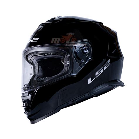Ls2 Ff800 Storm Ii Solid Black Gloss Helmet Moto Central