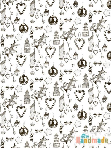 Printable Christmas Wrapping Paper