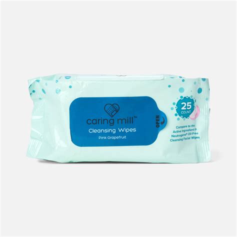 Fsa Eligible Caring Mill™ Acne Treatment Facial Cleansing Wipes 25 Ct 2 Pack Fsa Store