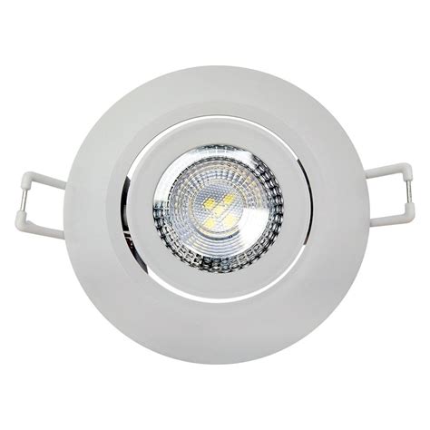 Spot Led Avant Authentic 5W Branco Fosco Redondo Embutir 4000K Bivolt