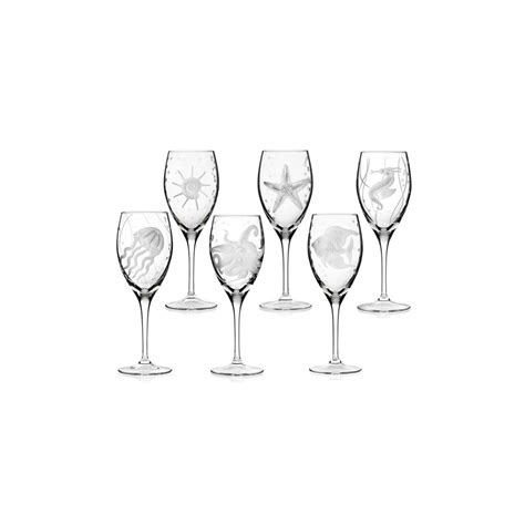 6 Wine Glasses Manufacture De Monaco Boutique Manufacture De Monaco