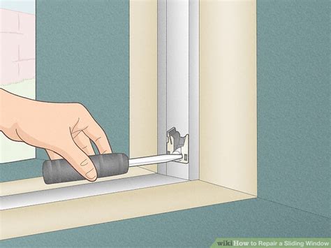 4 Ways To Repair A Sliding Window WikiHow 4 Ways To Repair A Sliding Window WikiHow
